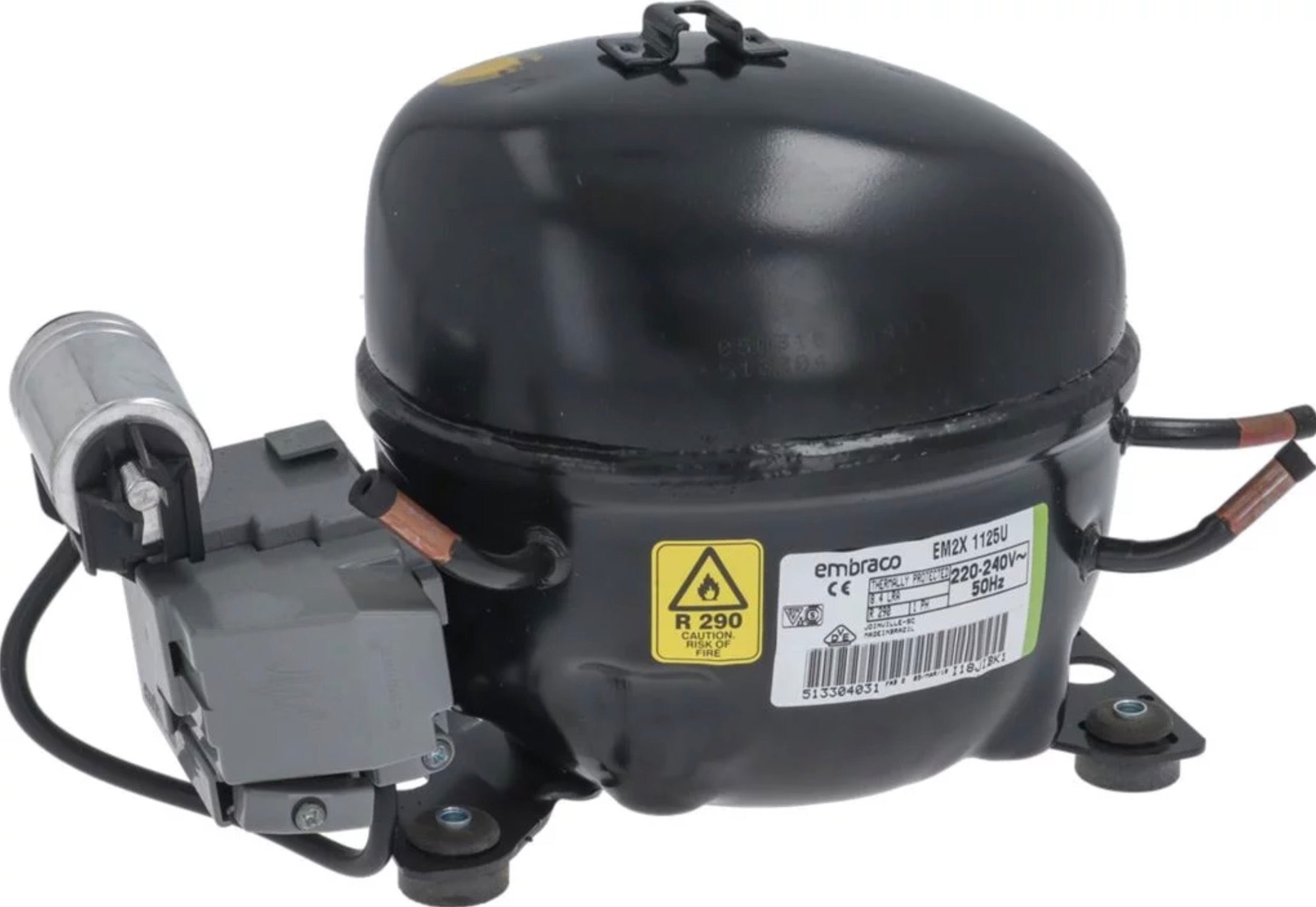 EMBRACO EM2X1125U RSCR COMPRESSOR – Pièces Détachées Frigo